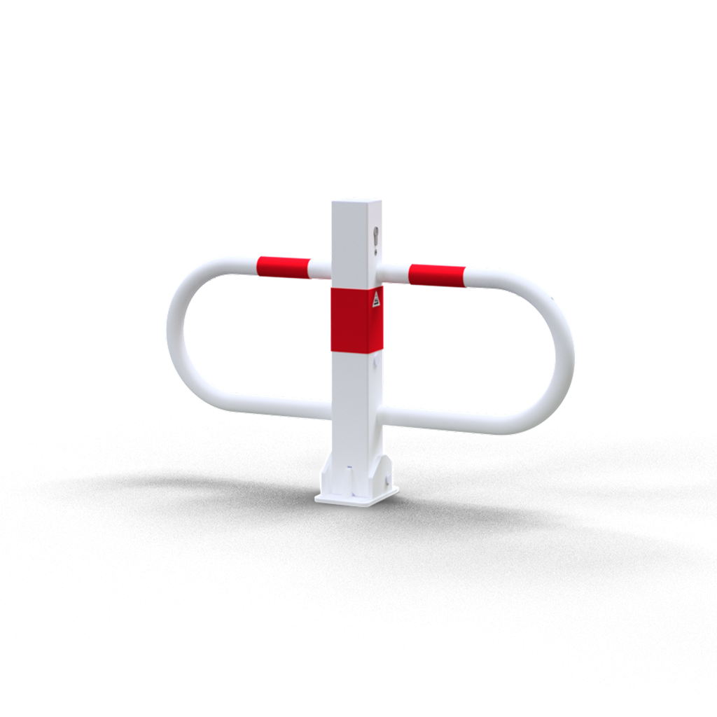 Car-park barrier | foldable with Euro | profile cylinder lock | hot-dip ...