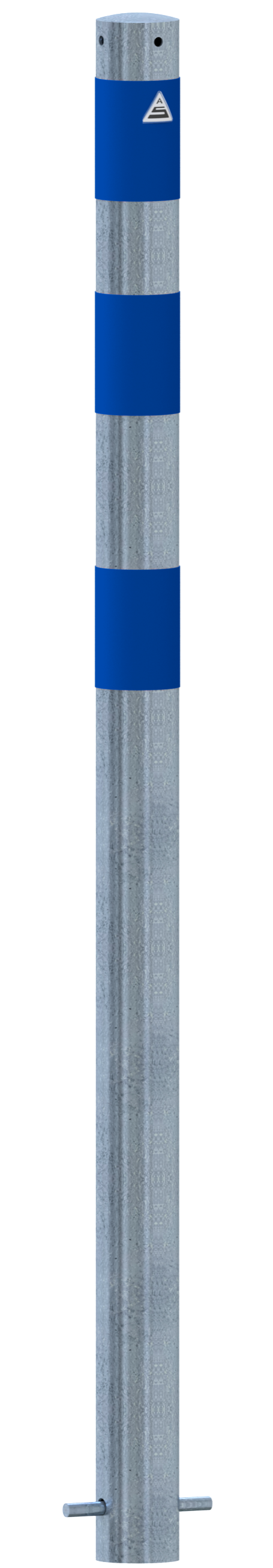 Barrier posts | as e-charging post protection | Ø 76 mm | hot-dip ...