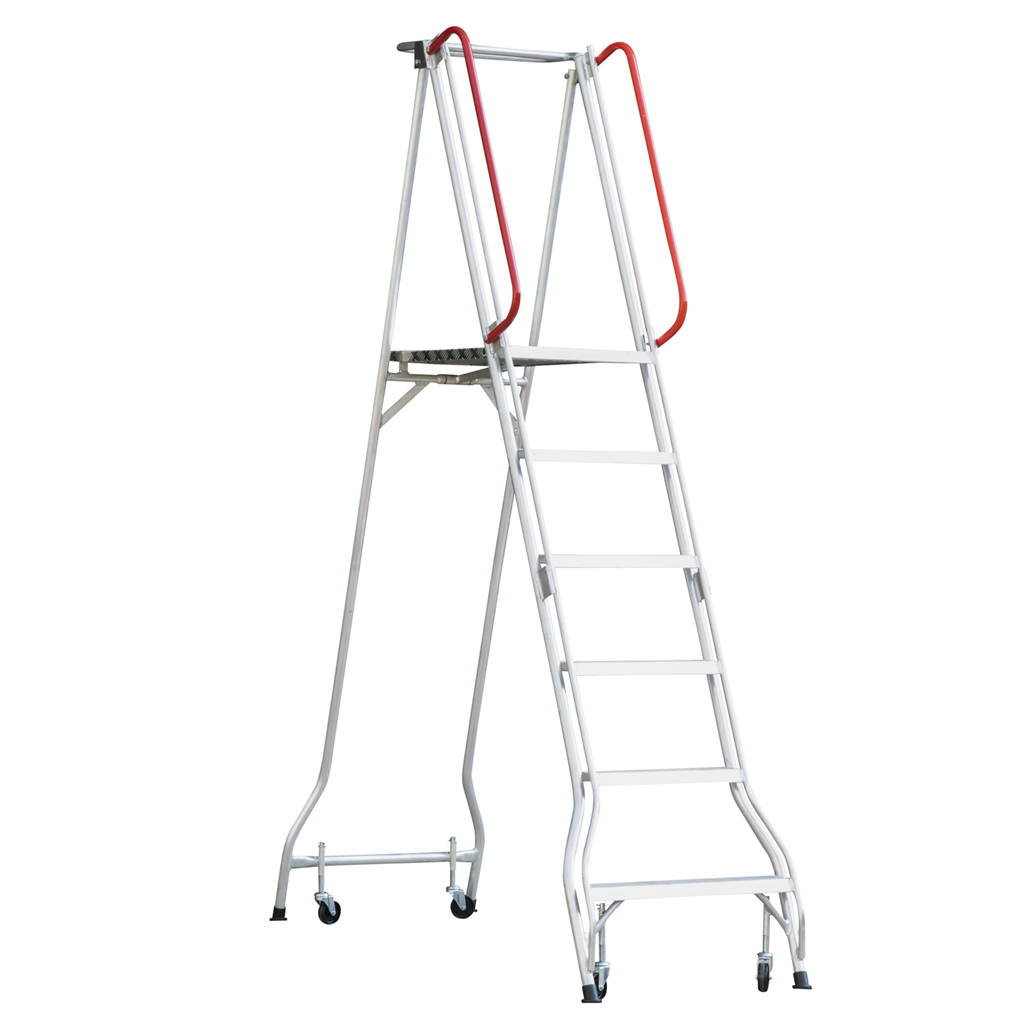 Platform ladder | 3 steps, height: 862 mm - Byggepladstrapper, stiger ...