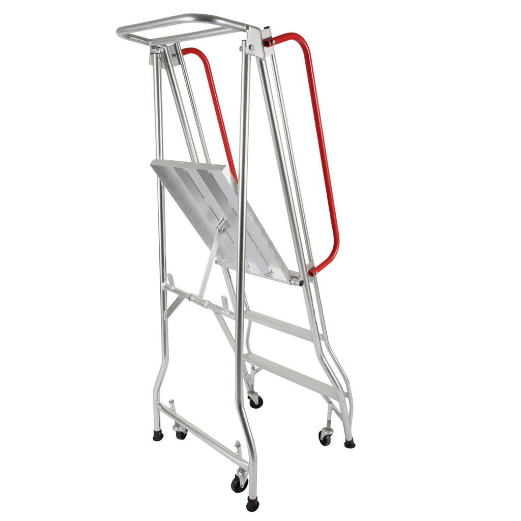 Platform ladder | 4 steps, height: 1140 mm - Byggepladstrapper, stiger ...